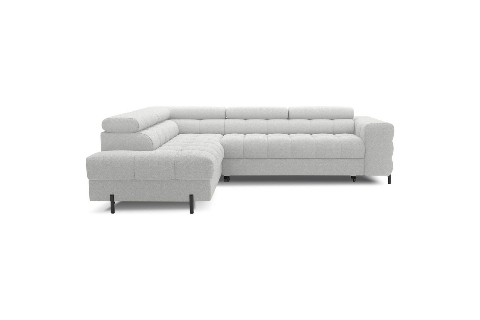 Kulmasohva Eltap Ferucce 276x200x93 cm Royal 03, Vaaleanharmaa, Vasen ...