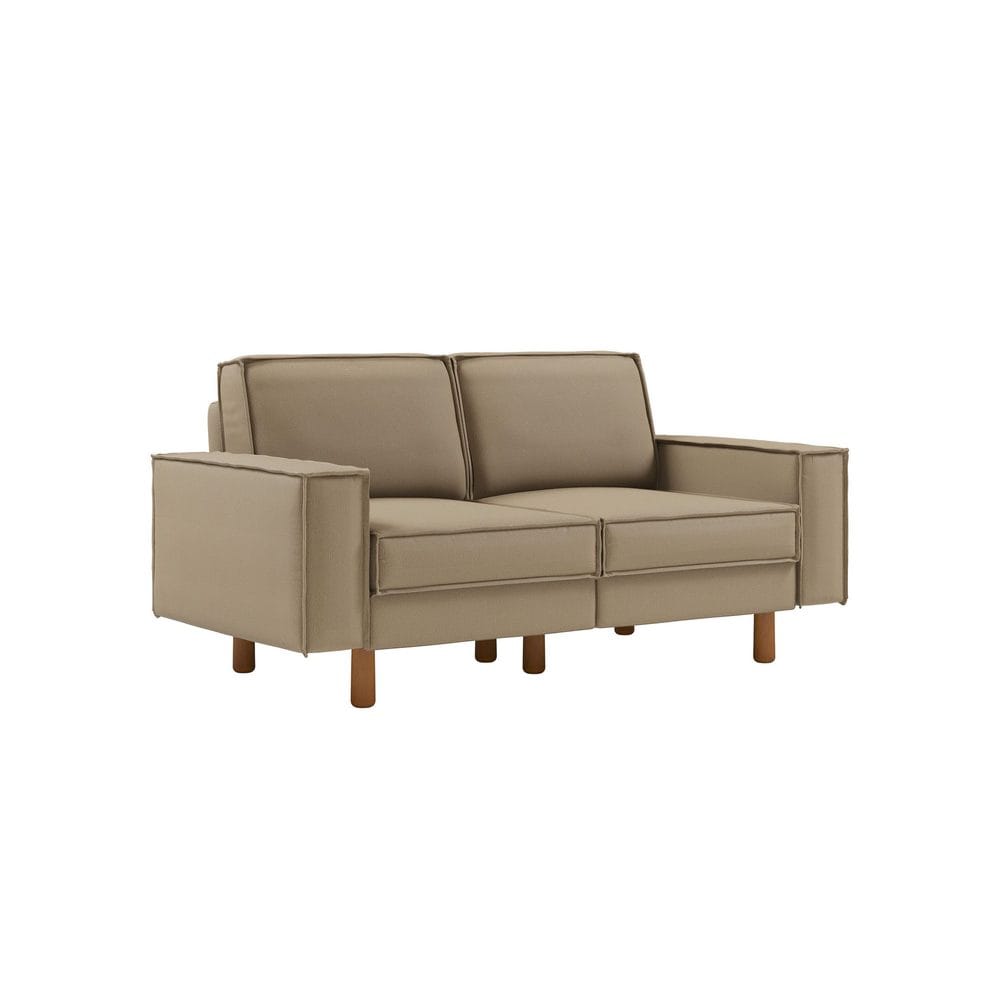 Vilsa 2-istuttava sohva Beige/Ruskea - Huonekalut | Kodin1.com