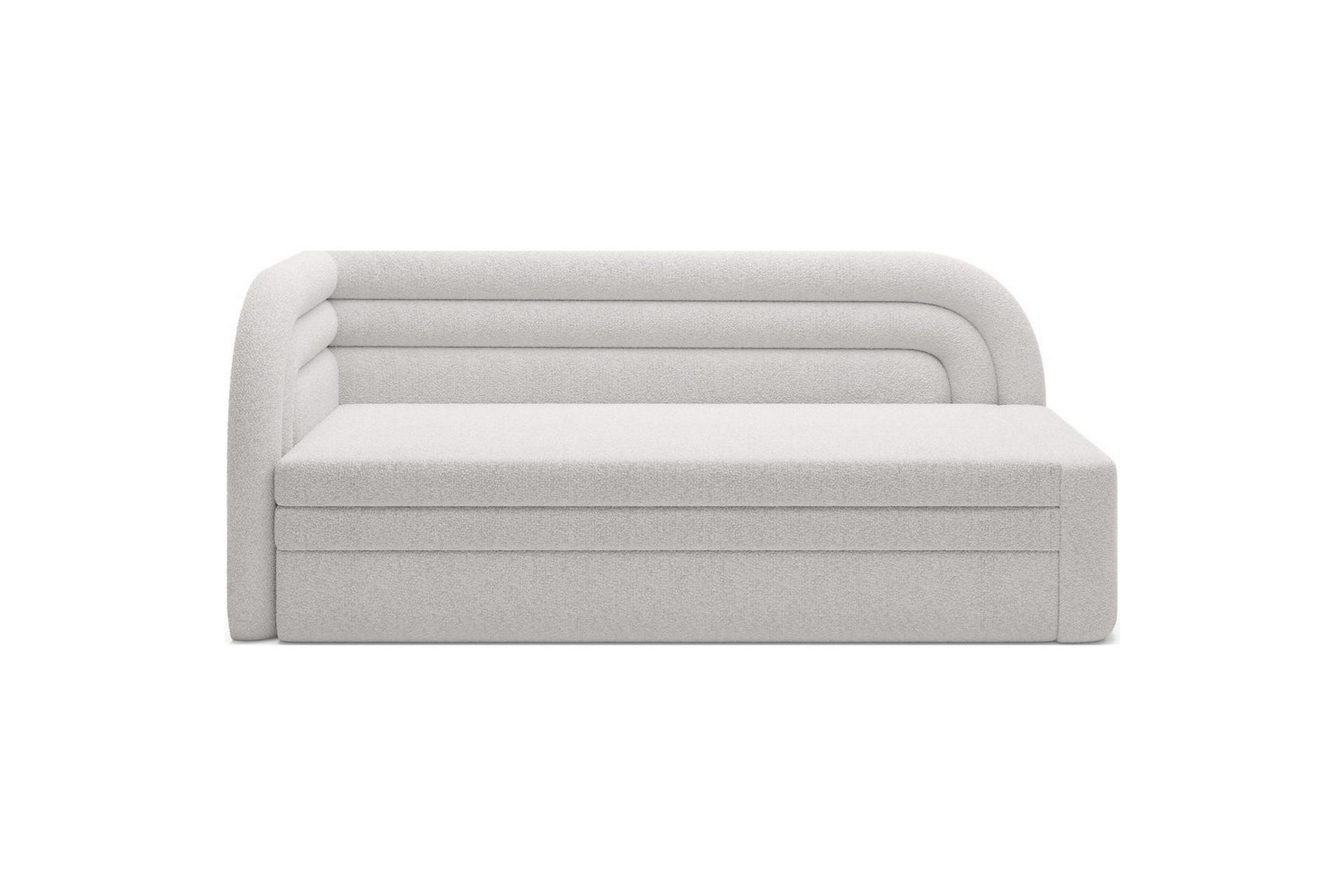 Sohva Eltap Fabillo 223x86x80 cm Royal 01, Valkoinen, Vasen ...