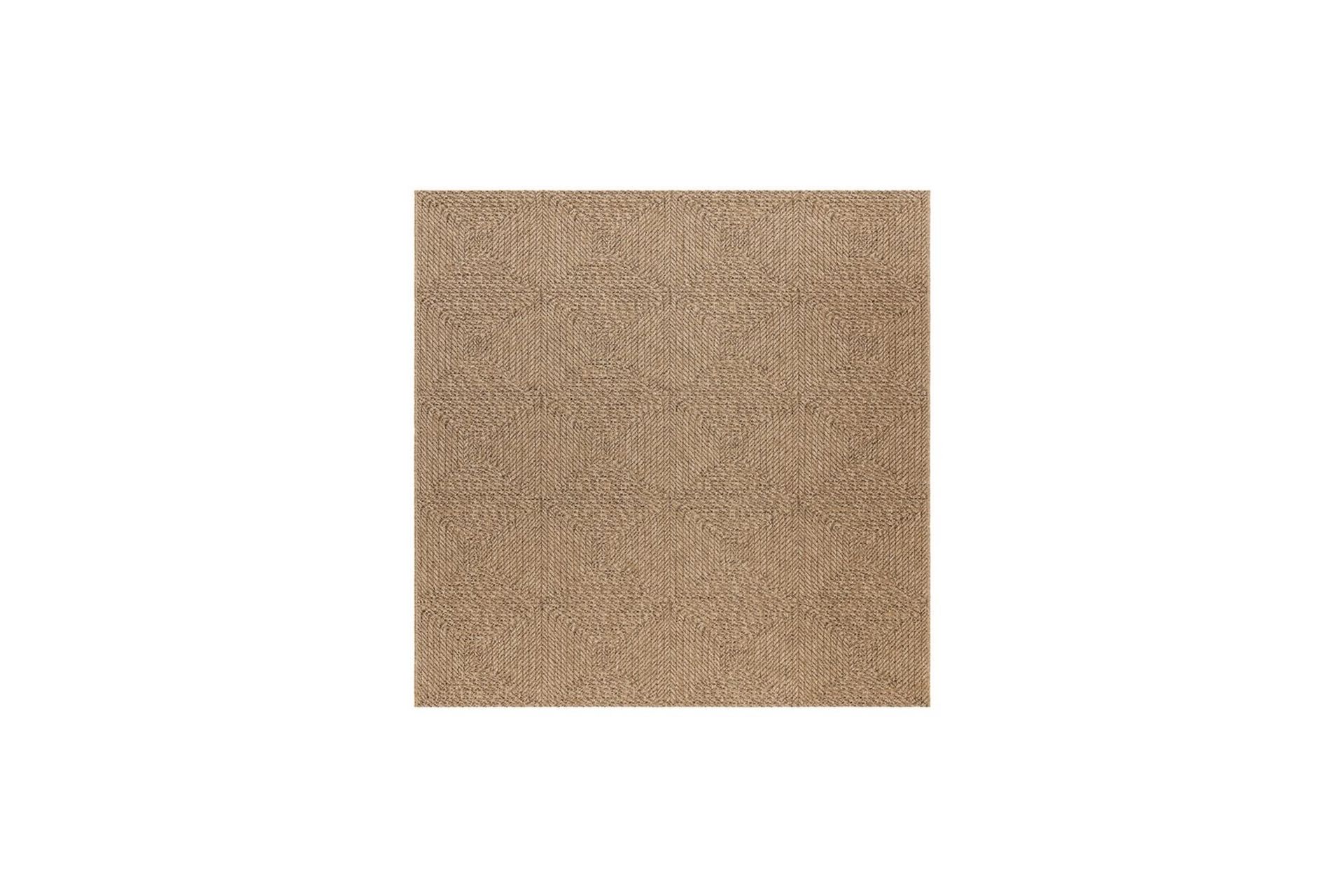 KM Home Wiltonmatto Natural Square 240x240 cm 240x240 cm ...