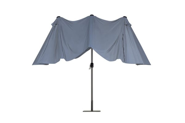 Aurinkovarjo Sibilla 247 cm Harmaa - Puutarhakalusteet | Kodin1.com