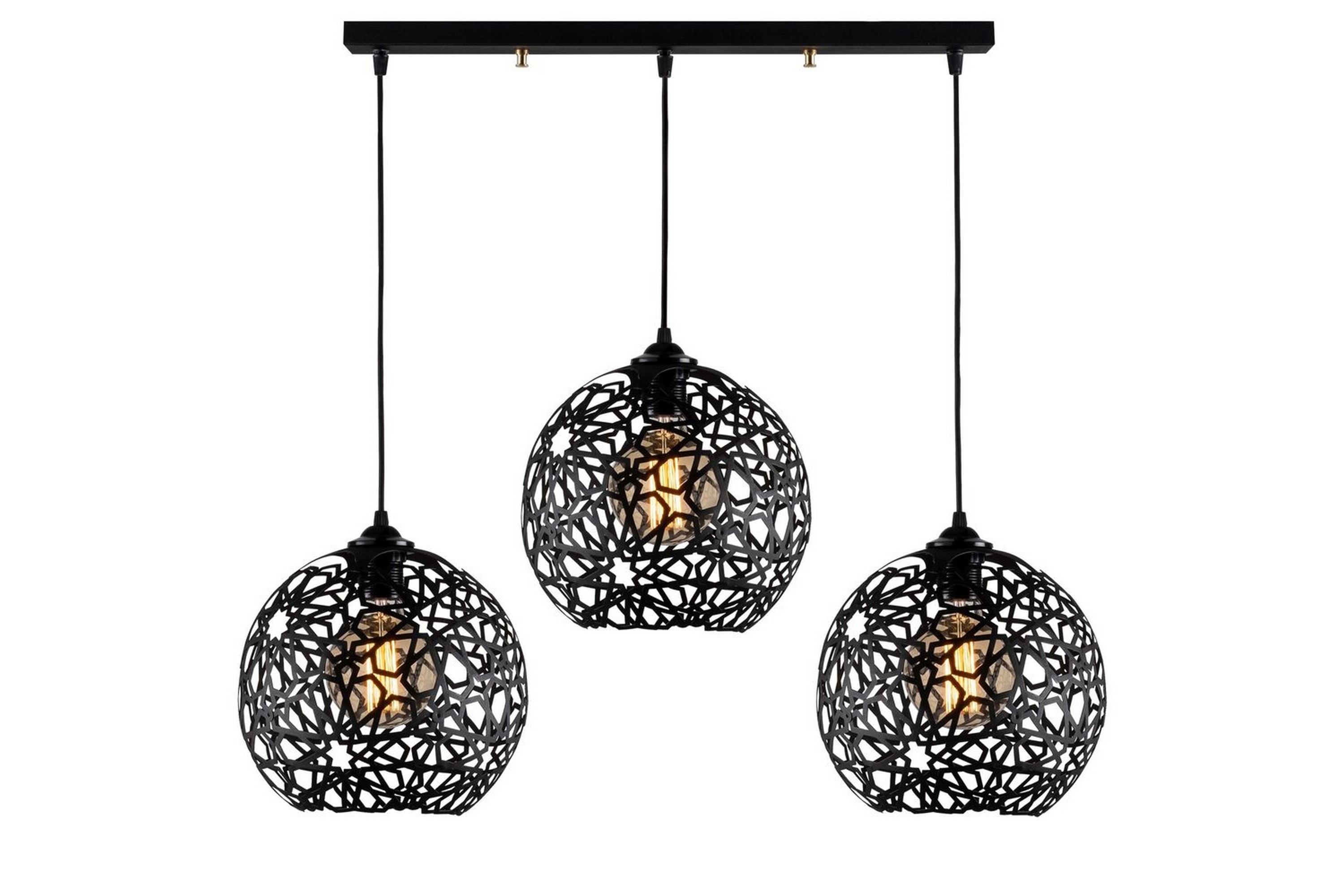 Kattovalaisin Sourab Masafumie Musta Kolme pistorasiaa Kolme pistorasiaa - Valaistus | Kodin1.com